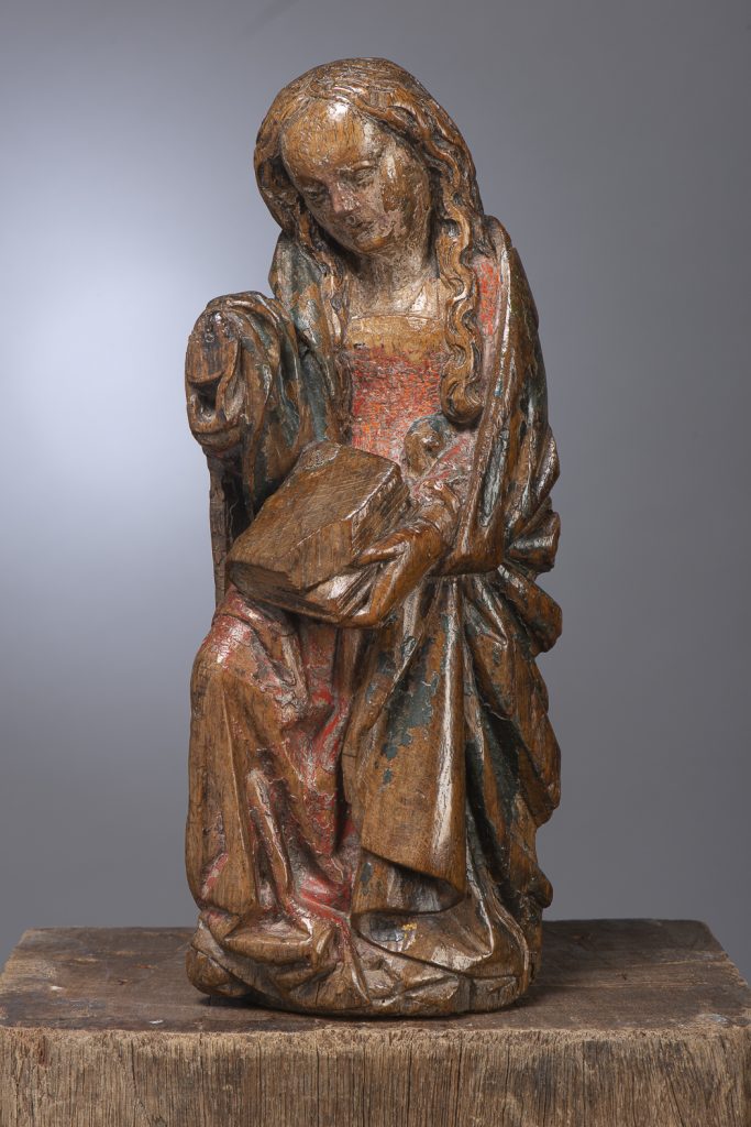 Maria,sculpture, c.1500. - LaBelleVue Antic