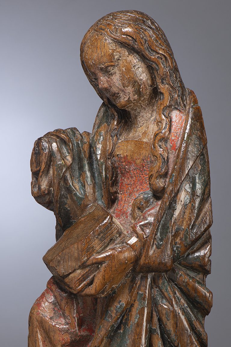 Maria,sculpture, c.1500. - LaBelleVue Antic